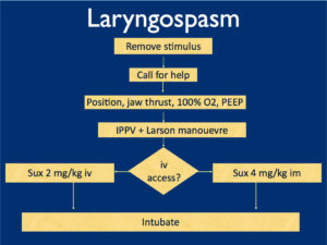 Laryngospasm after Ketamine | resusme